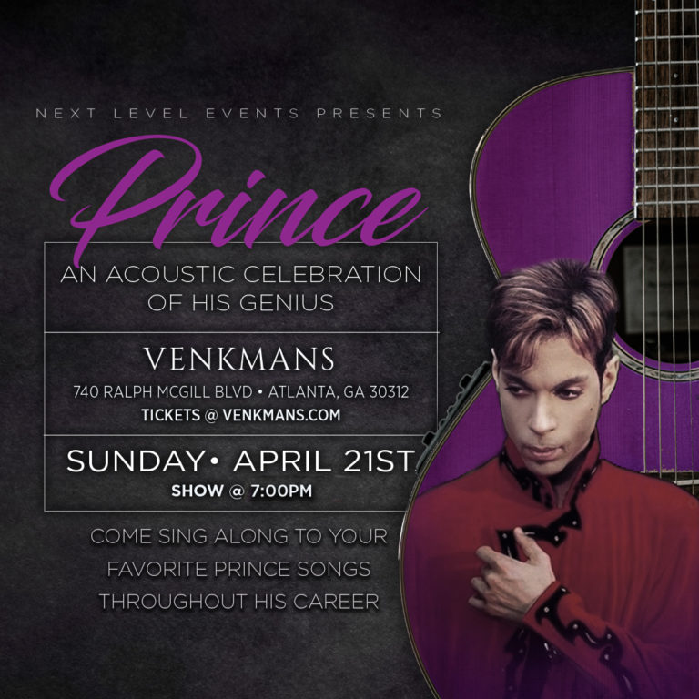 SOLD OUT: Prince: An Acoustic Celebration of his Genius - Venkman's ...